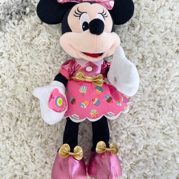 Disney | Toys | Disney Talking Minnie Mouse Plush Doll | Poshmark